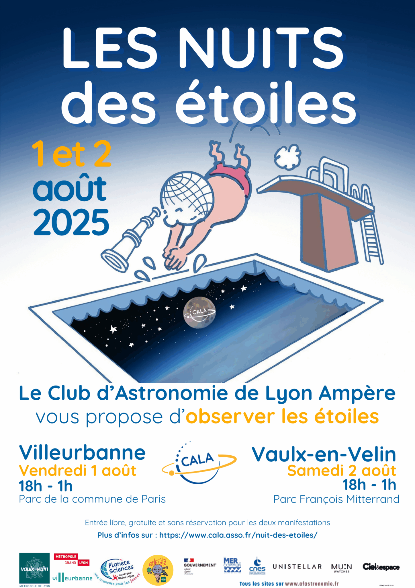 CALA – Club d'astronomie de Lyon Ampère – Ensemble partageons l'infini ...